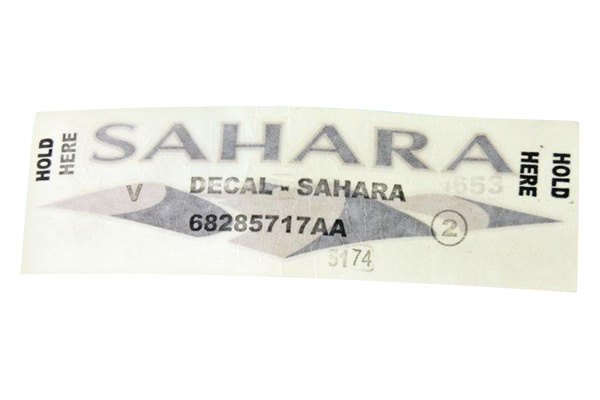 Mopar® 68285717AA - "SAHARA" Exterior Decal