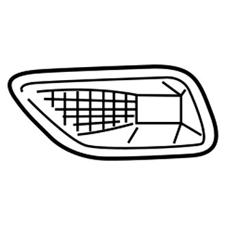 Mopar® 68287998AA - Front Passenger Side Fog Light Cover