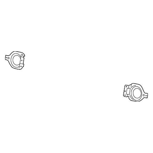 Mopar® 68293713AA - Front Driver Side Fog Light Bracket