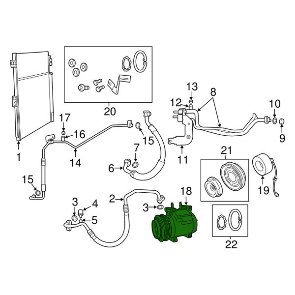 Mopar® 68294506AC - A/C Compressor