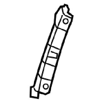 Mopar® 68296337AA - Front Driver Side Bumper Cover Brace