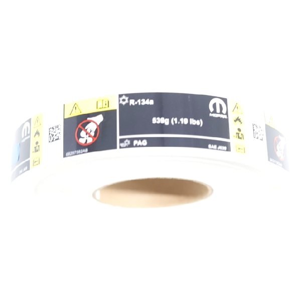 Mopar® 68297582AB - Air Conditioning System Label