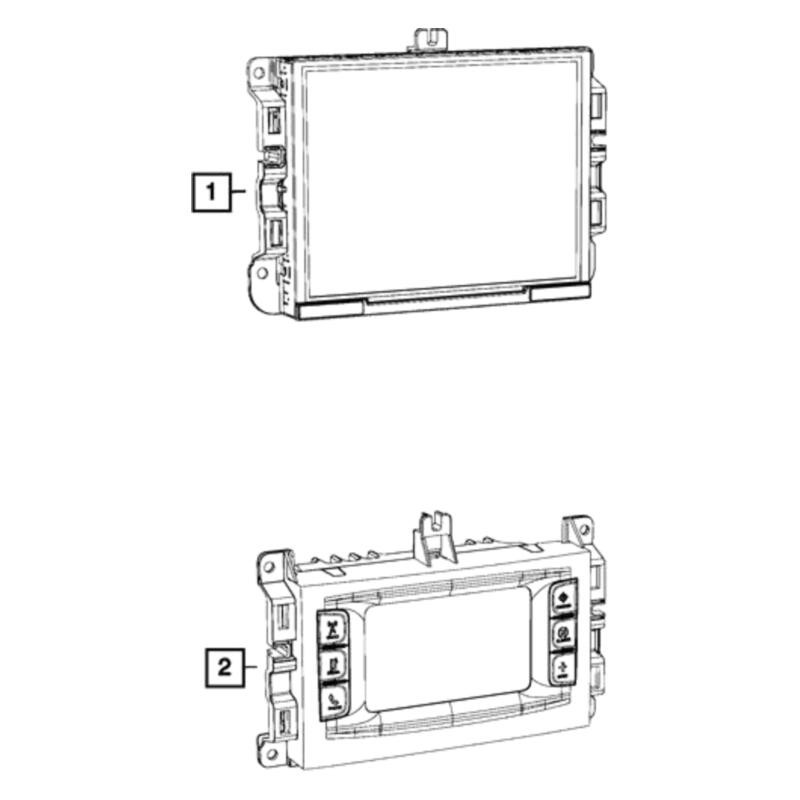 Mopar® 68301357AB - Multi Media Radio