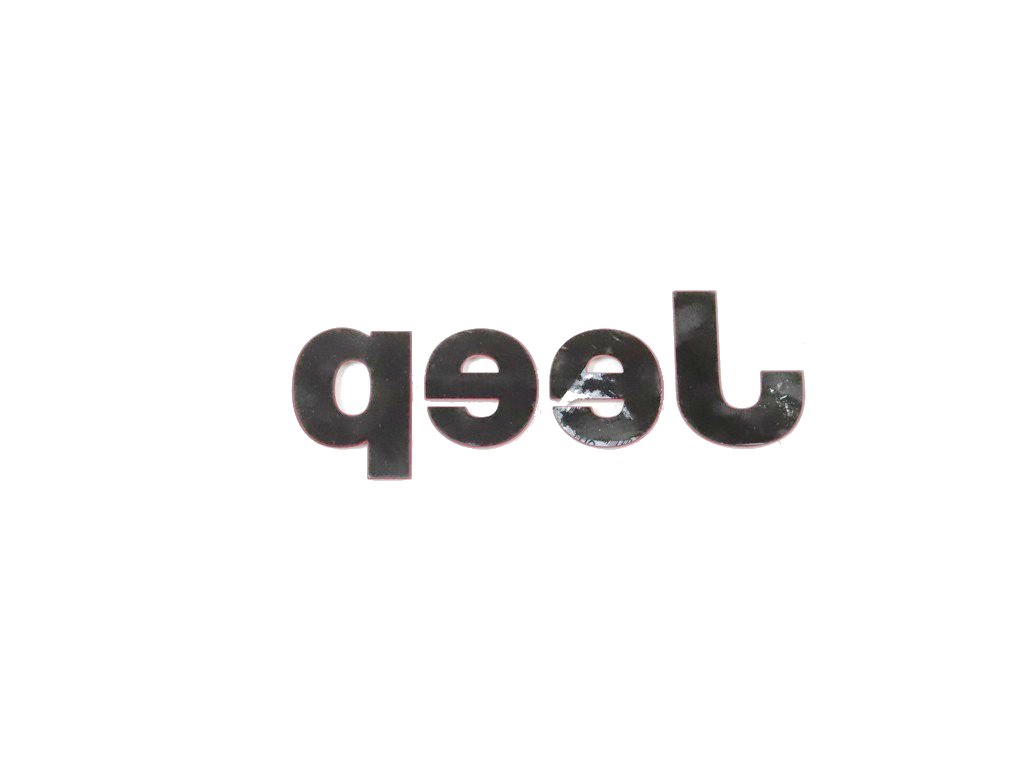 Mopar® 68309633AA - "Jeep" Nameplate Front Fender Emblem