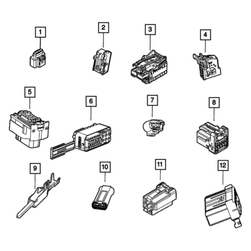 Mopar® 68335216AA - Electrical Connector