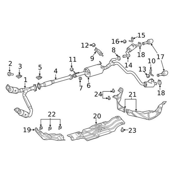 Mopar® 68335439AA - Exhaust Muffler Hanger