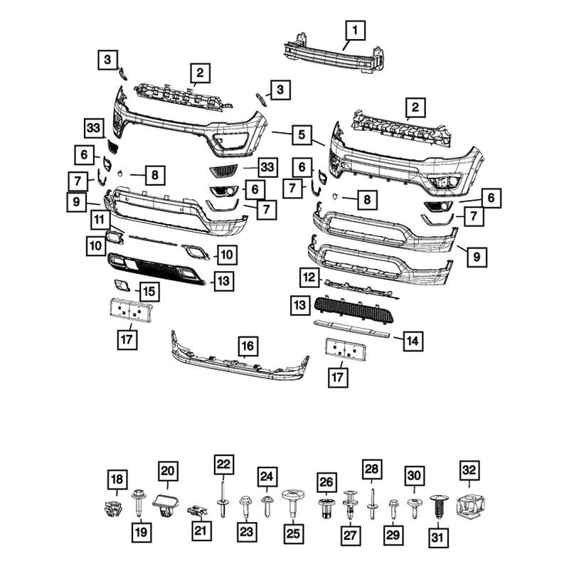 Mopar® 68336474AA - Push Pin