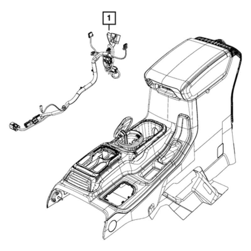 Mopar® 68350801AE - Jumper Wiring