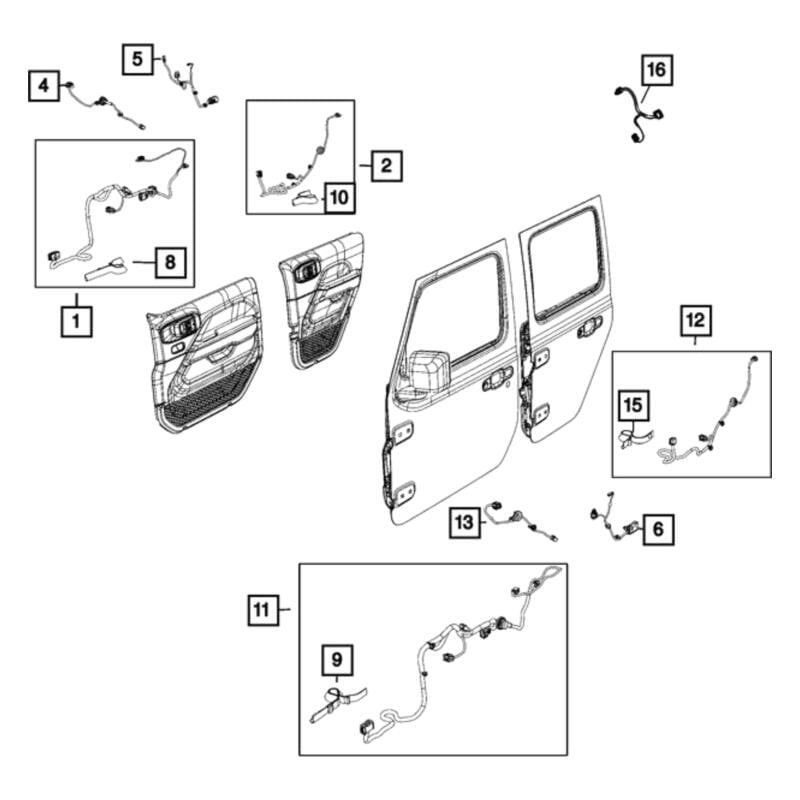 Mopar® 68351128AD - Jumper Wiring