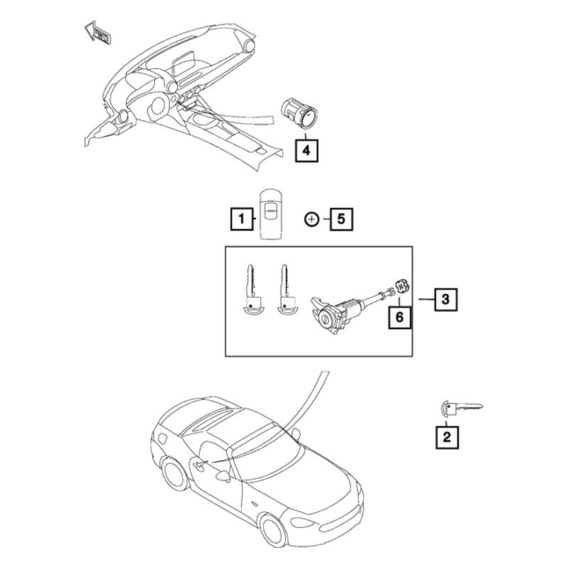 Mopar® 68359127AA - Keyless Entry Transmitter Battery