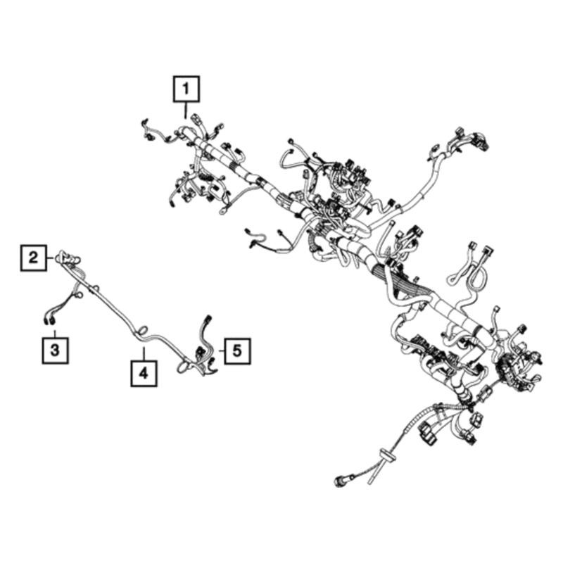 Mopar® 68362919AE - Instrument Panel Wiring