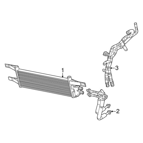 Mopar® 68369629AA - Automatic Transmission Oil Cooler