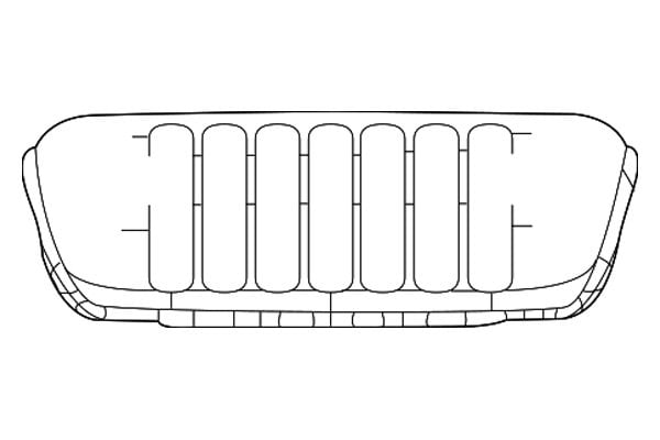 Mopar® 68370848AC - Grille