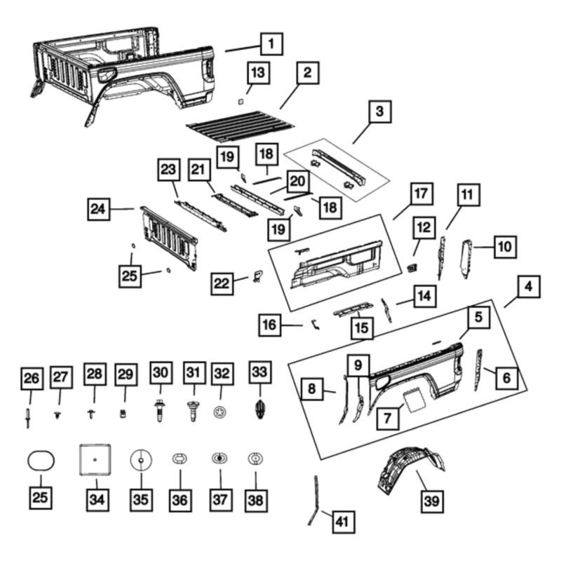 Mopar® 68371646AA - Wheelhouse Reinforcement