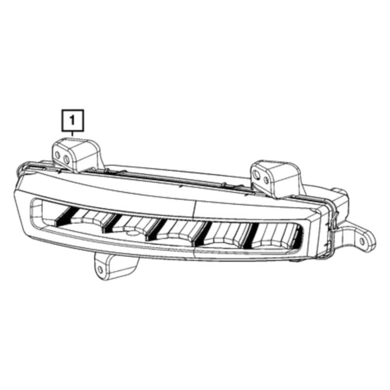 Jeep OE 68425740AB - Front Right Fog Light
