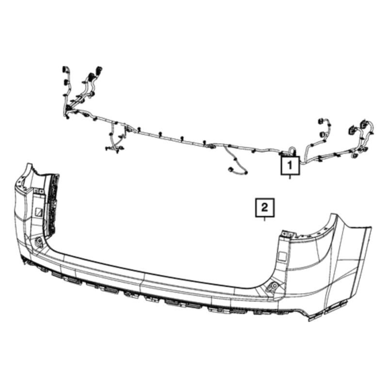 Mopar® 68427385AC - Rear Fascia Wiring