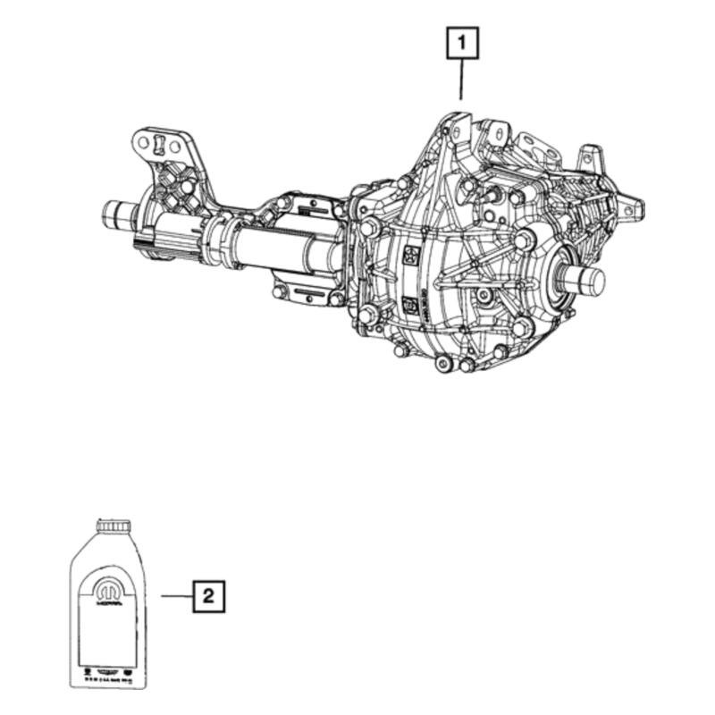 Mopar® 68441650AC - Drive Axle Assembly