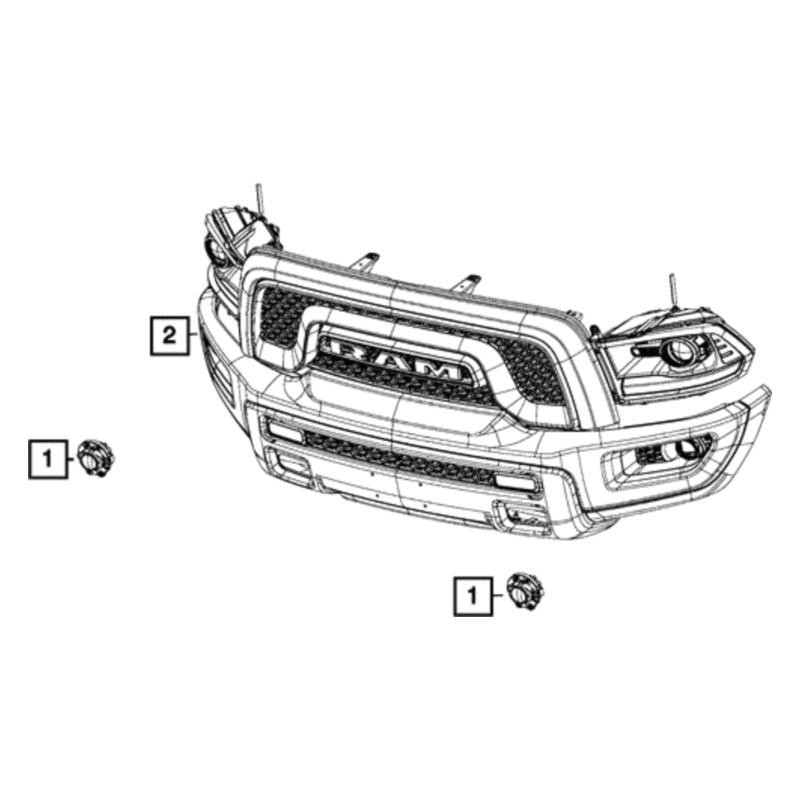 Mopar® 68466268AB - Fog Light
