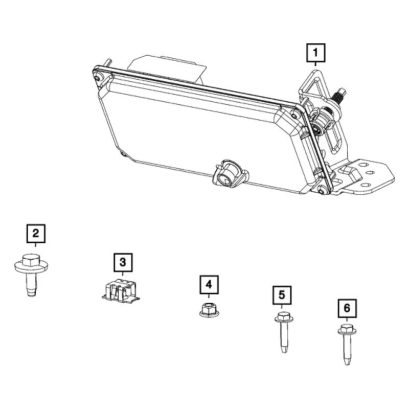 Ram OE 68475159AG - Front Collision Avoidance Camera