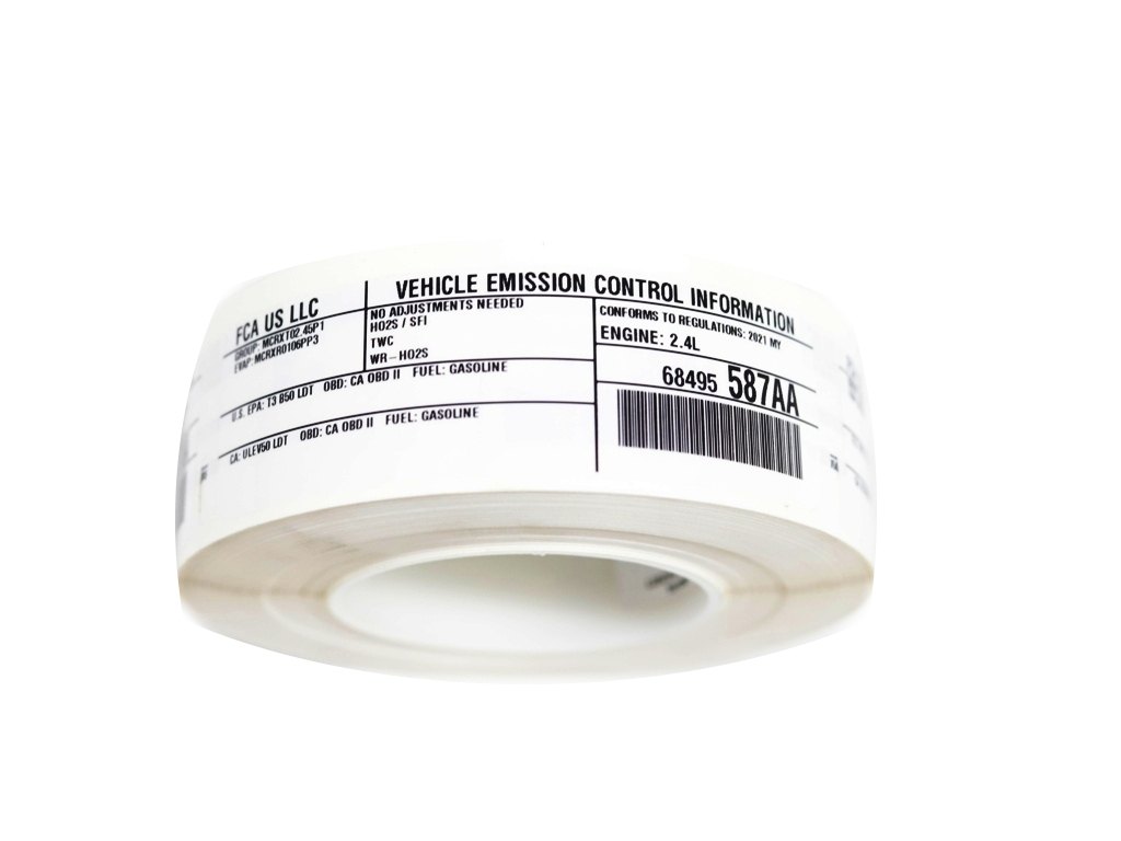 Mopar® 68495587AA - Vehicle Emission Control Information Label