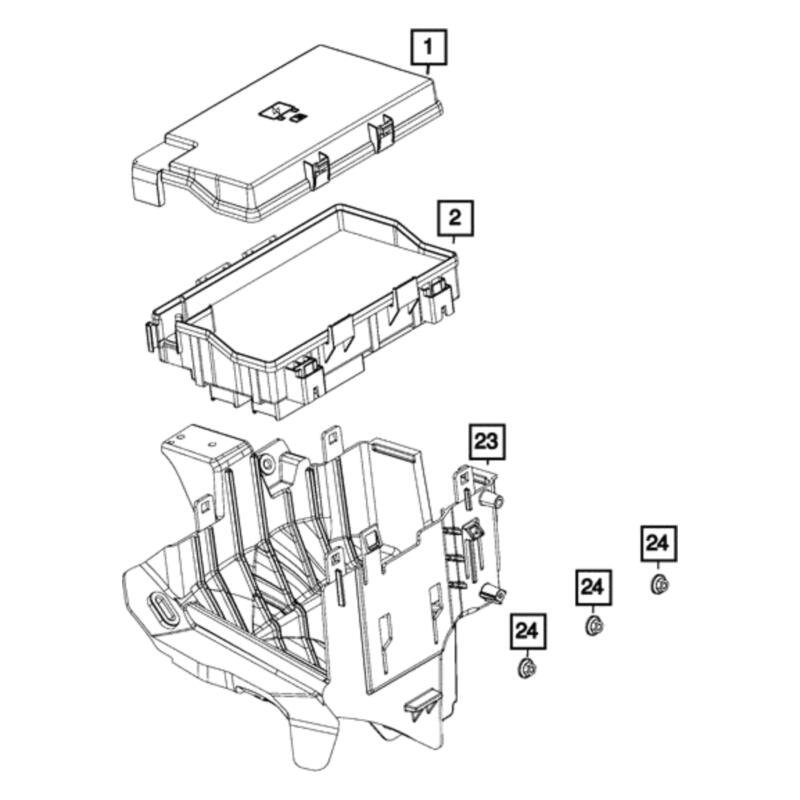 Mopar® 68498660AB - Power Distribution Center