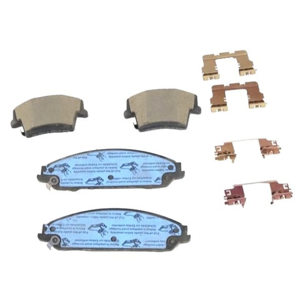 Mopar® BNDL-0075-31026727 - Front and Rear Brake Kit with Semi-Metallic ...