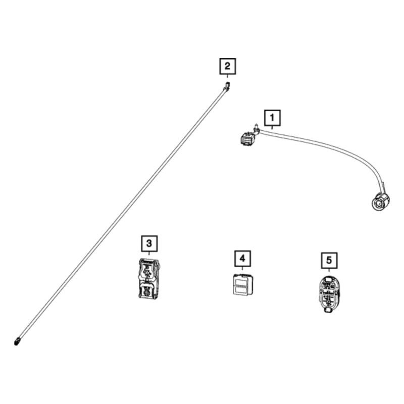 Mopar® 68525632AA - Trailer Tow Wiring