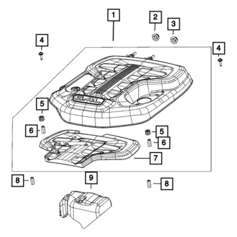 Mopar® 68575158AA - Grommet