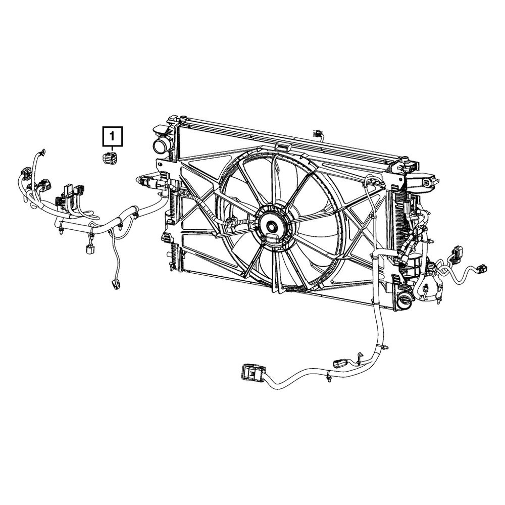 Mopar® 68601677AA - Electrical Connector