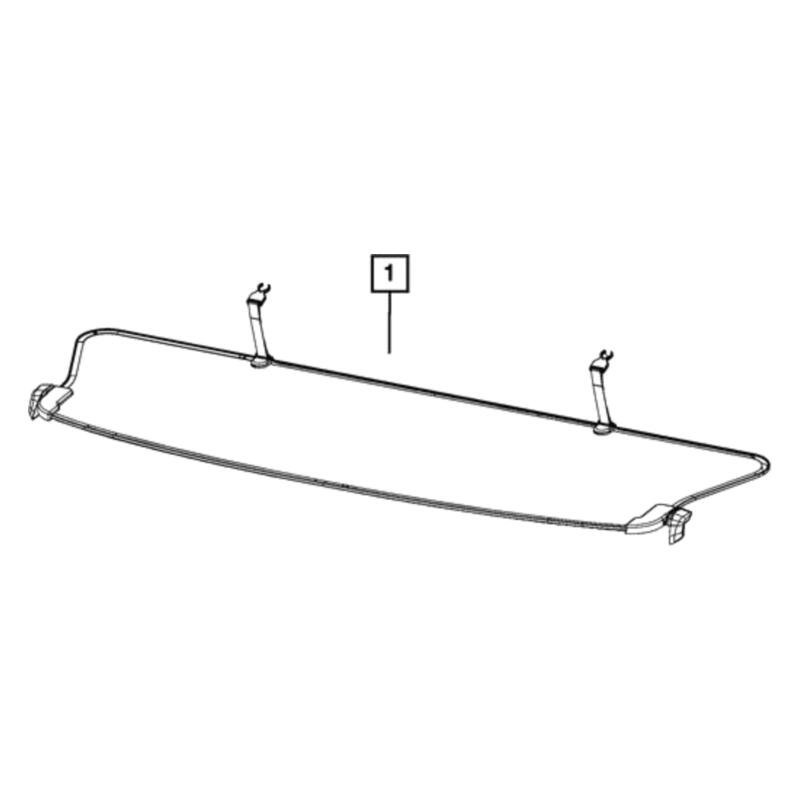 Mopar® 6LH38WA6AA - Cargo Compartment Cover