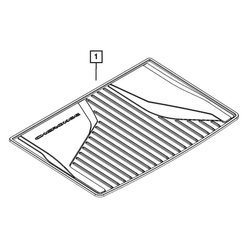 Mopar® 82215677AB - Molded Cargo Tray