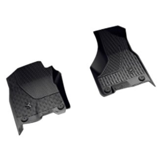 Mopar® 82215759AC - All Weather 1st & 2nd Row Black Rubber Floor Mat Set