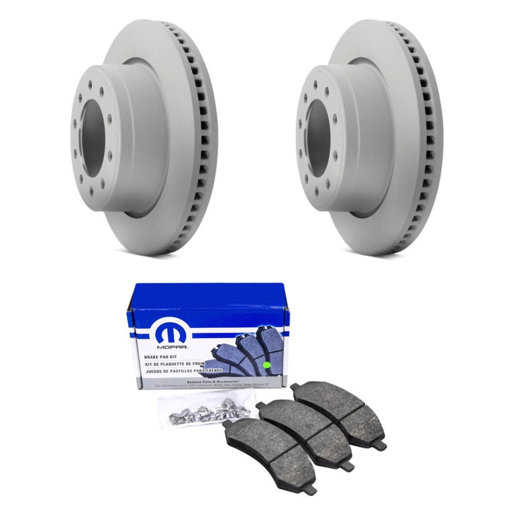 Mopar® BNDL-0075-31024513 - Front Brake Kit with Semi-Metallic Pads