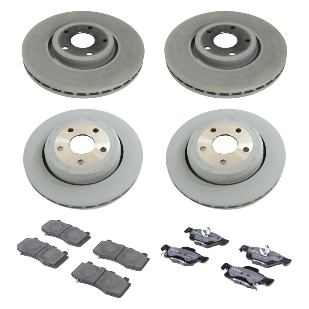 Mopar® BNDL-0075-31025928 - Front and Rear Brake Kit with Semi-Metallic ...