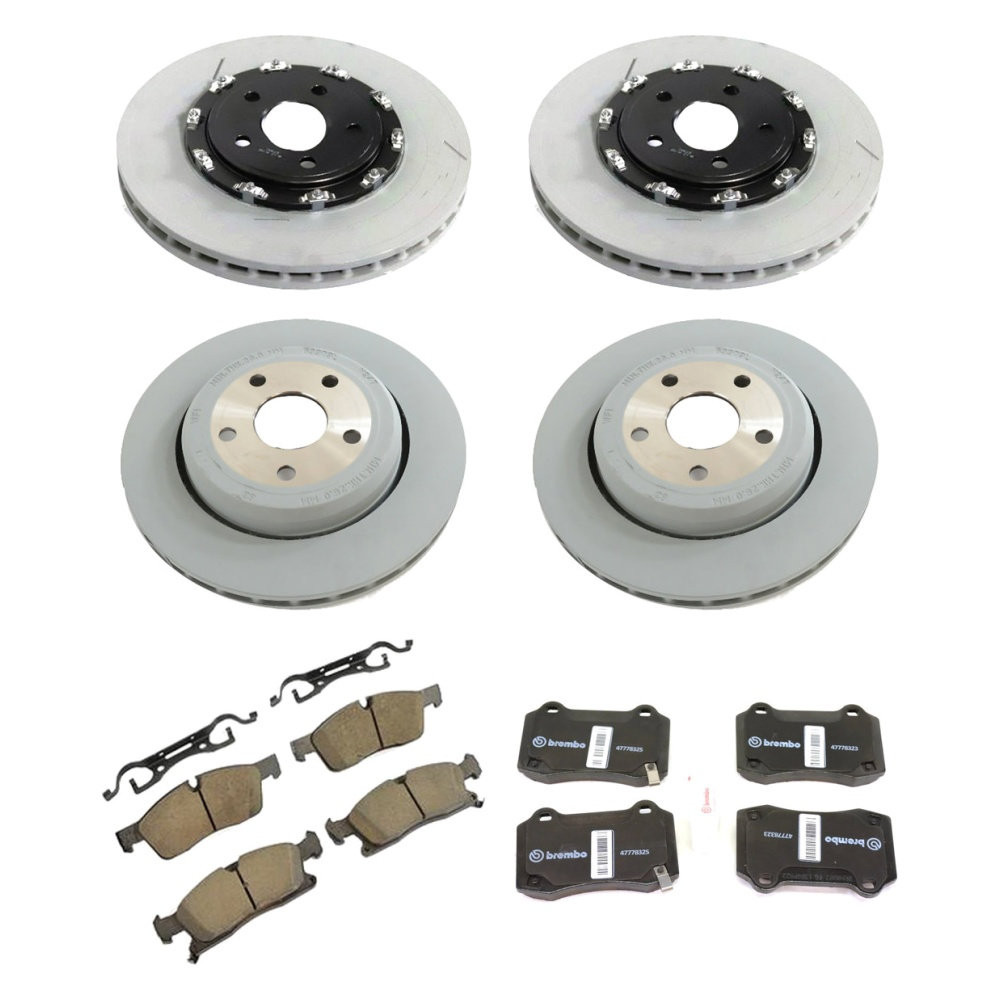 Mopar® BNDL-0075-31027421 - Front and Rear Brake Kit with Semi-Metallic ...