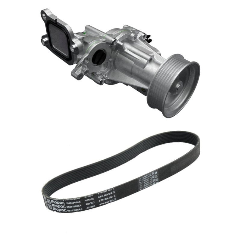 Mopar® BNDL-118643 - Engine Coolant Water Pump and Serpentine Belt Kit