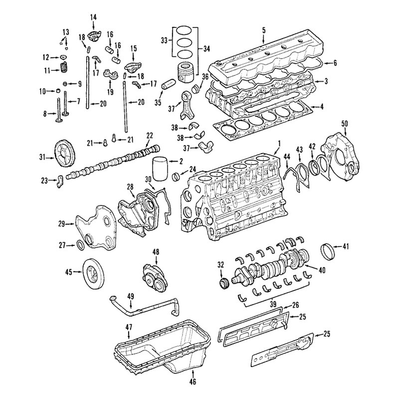 Mopar® R8228715AB - Short Block Crate Engine