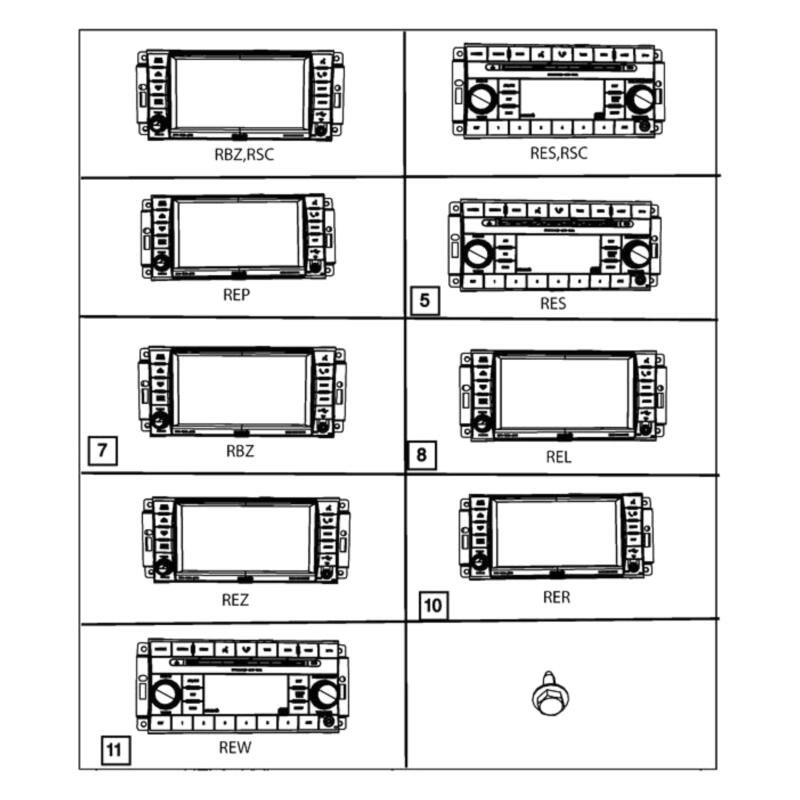 Mopar® Z5064760AE - Radio Module Interface