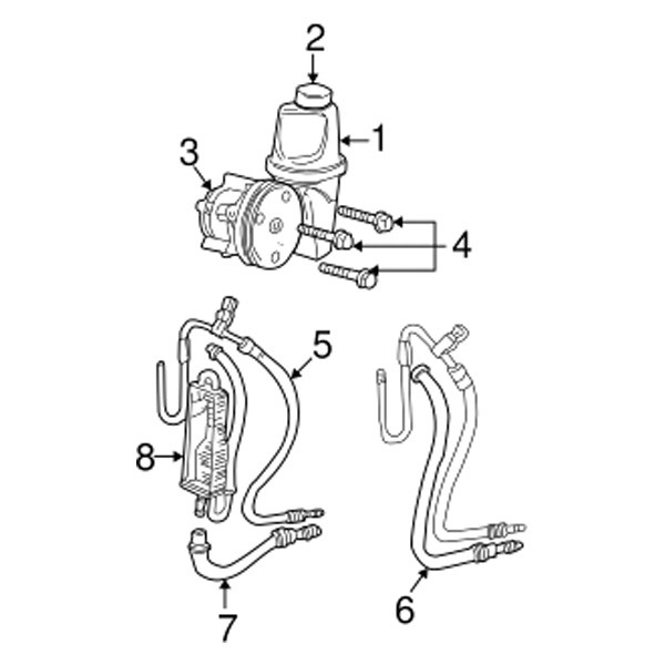 Mopar® 52855186AH - New Power Steering Pump Kit