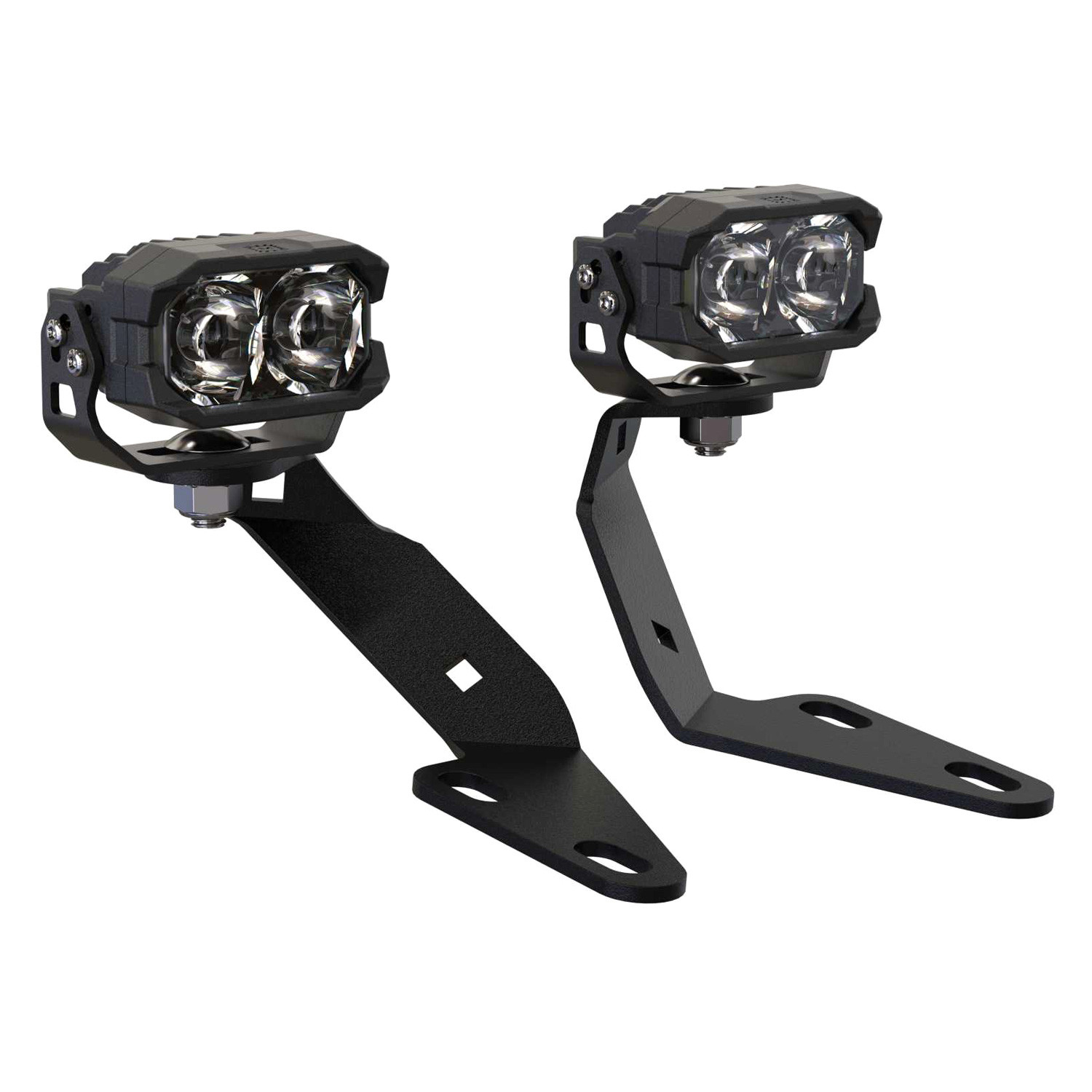 Morimoto® 2B-PLR-KIT-1028 - A-Pillar Mounted 2Banger NCS SAE 2x13.5W ...