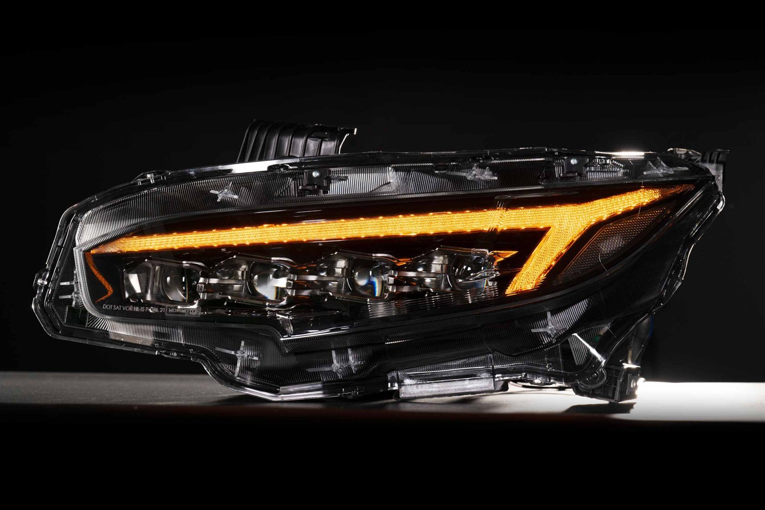 Morimoto® LF2-473 - XB™ Driver and Passenger Side Gloss Black ...