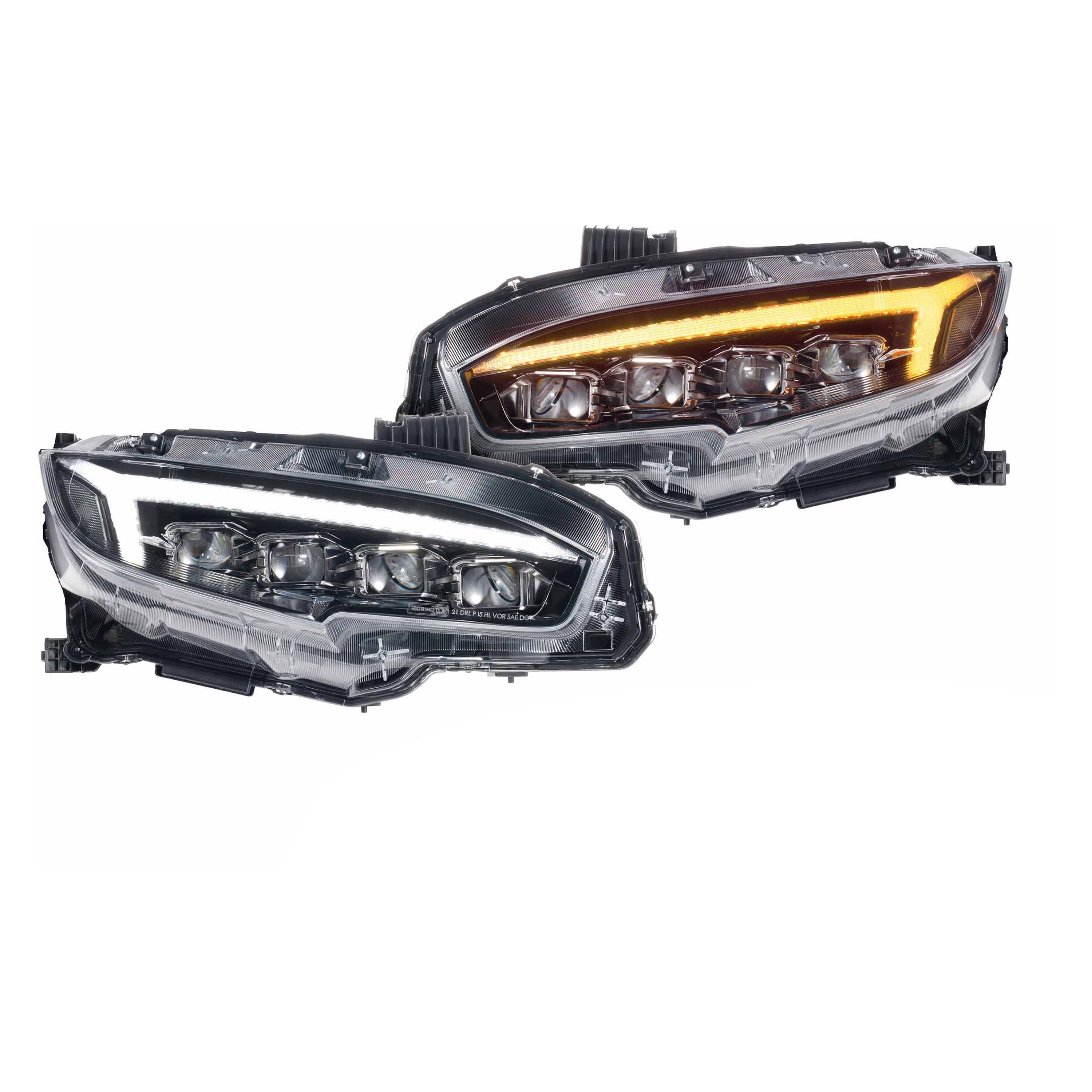 Morimoto® LF2-473 - XB™ Driver and Passenger Side Gloss Black ...