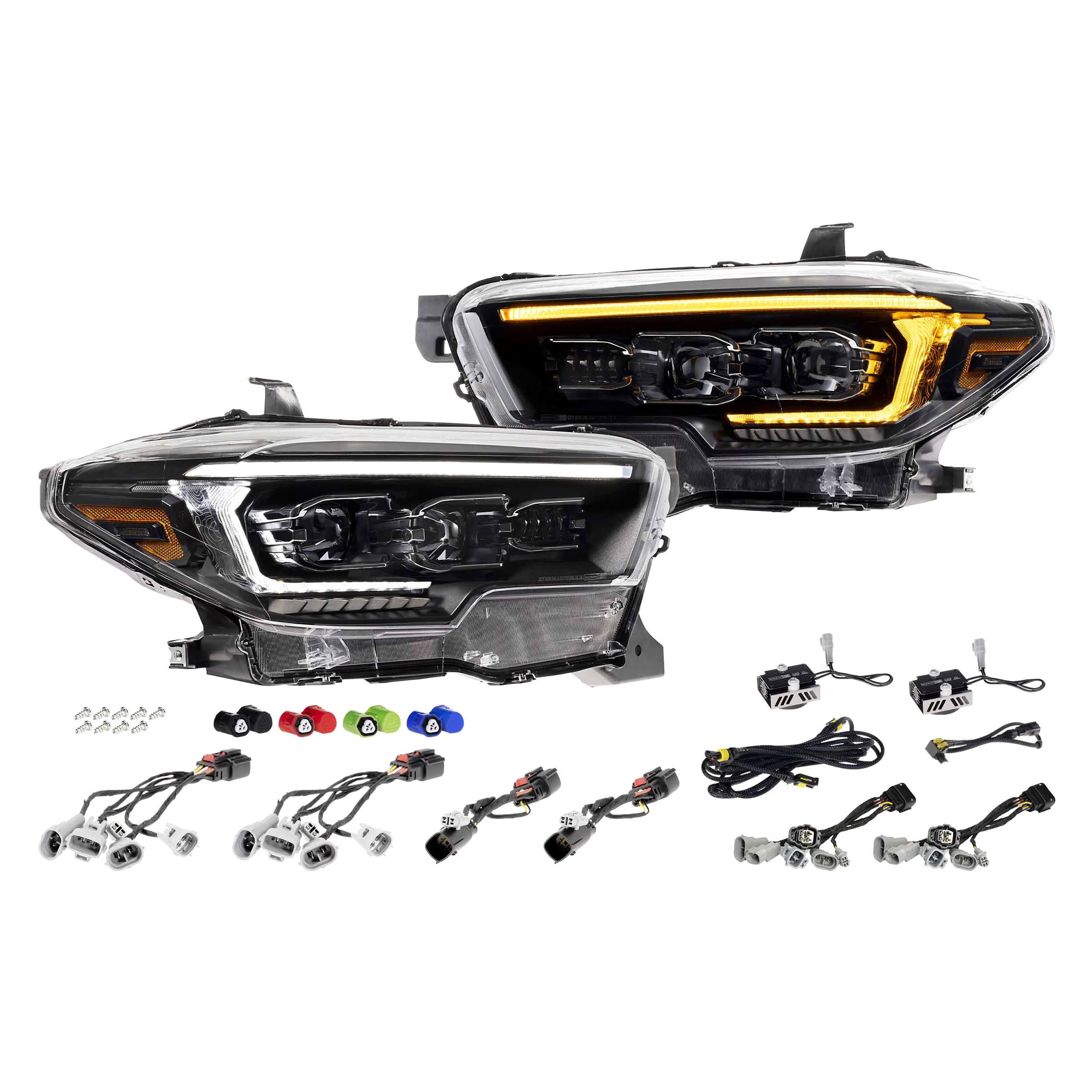 Morimoto® LF2-530 - XB™ Evo Driver and Passenger Side Black Sequential ...