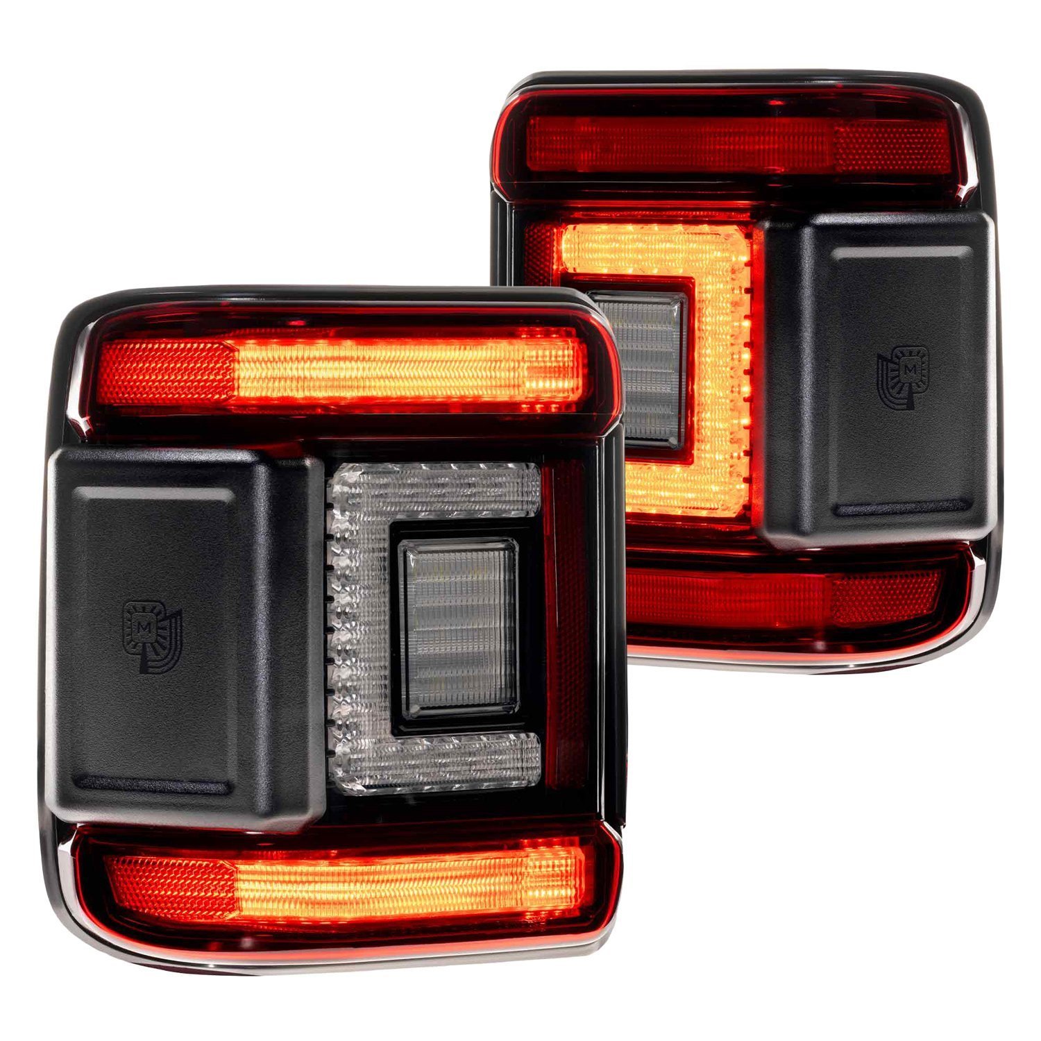 Morimoto® LF747 - XB™ Driver and Passenger Side Black/Red LED Tail Lights