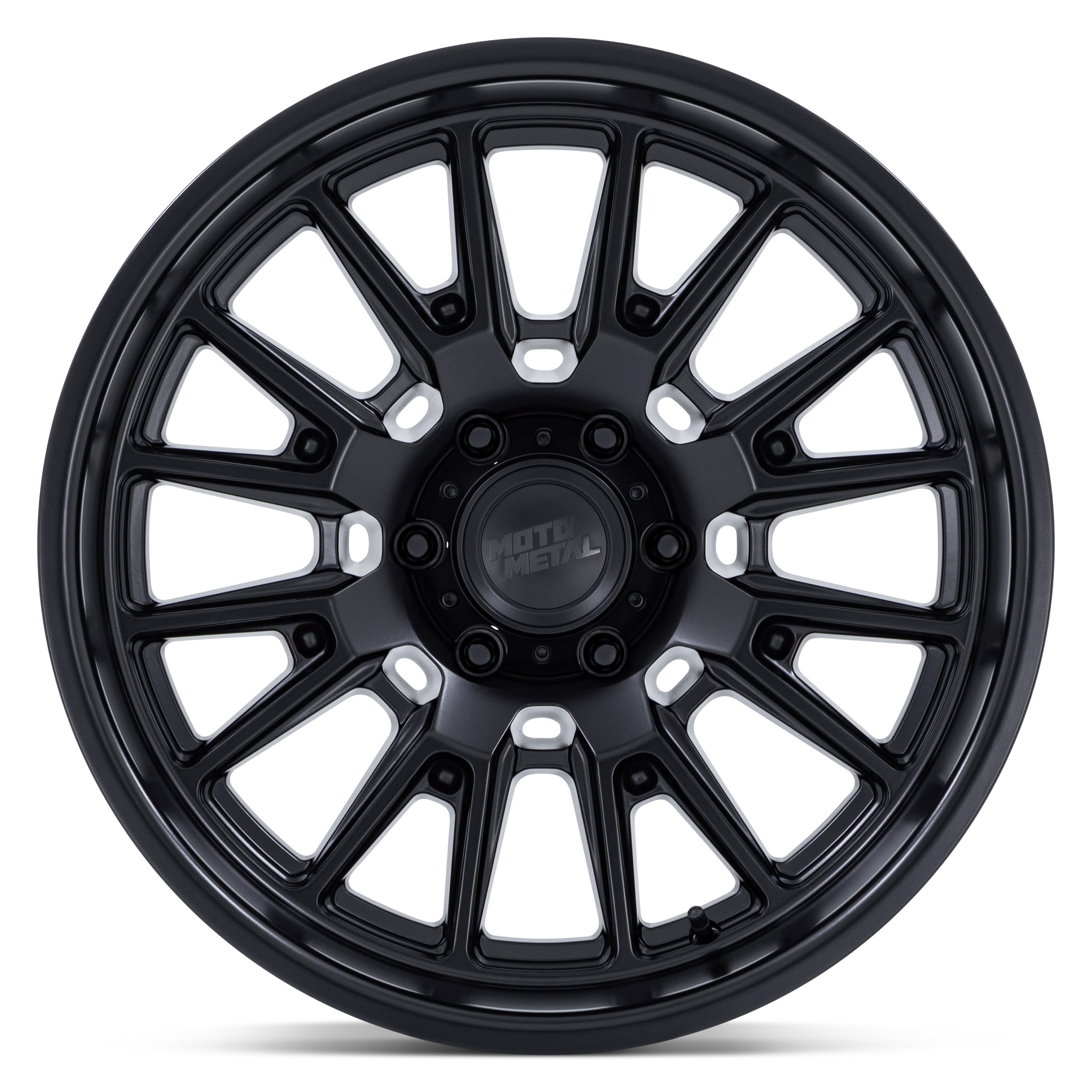 MOTO METAL® MO814 TEKTON Wheels - Matte Black Rims