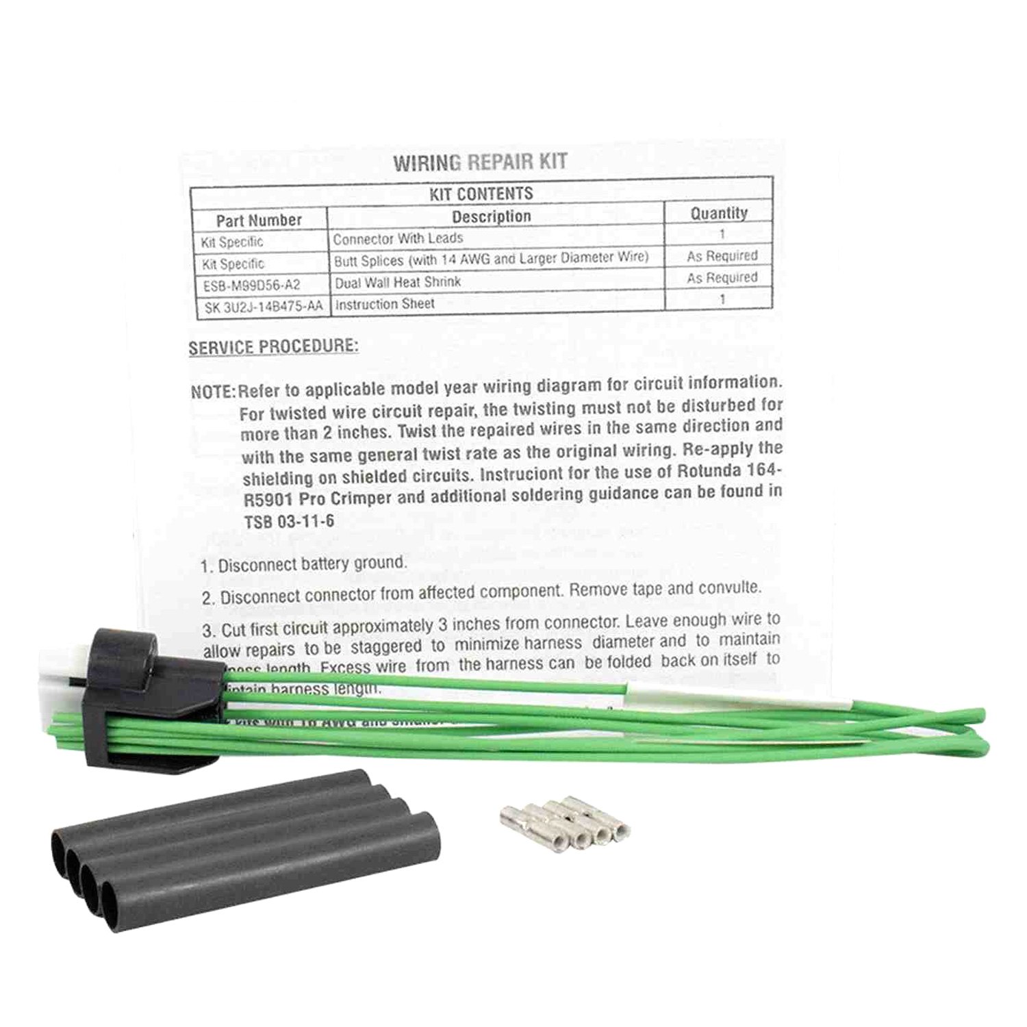 Motorcraft® WPT1537 - Wire Assembly