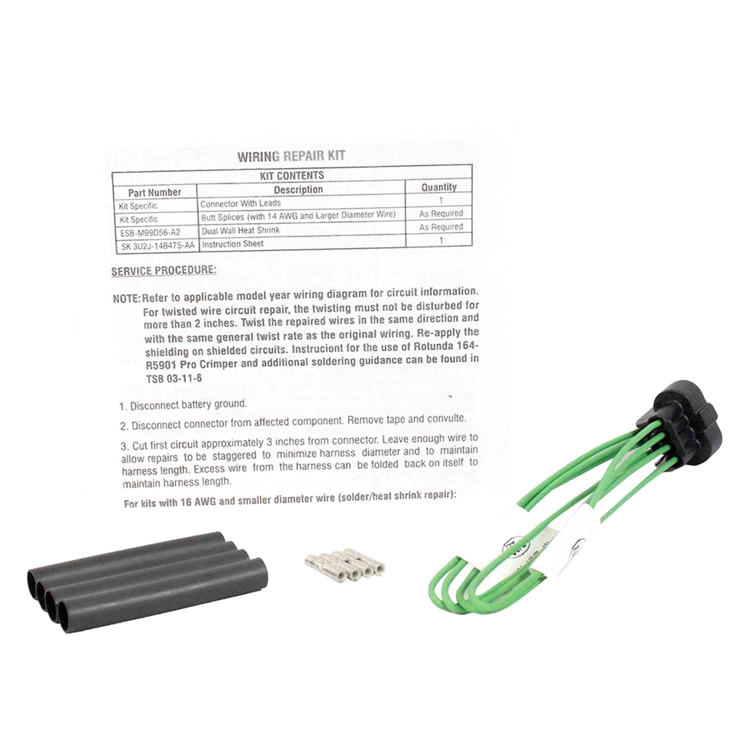 Motorcraft® WPT1537 - Wire Assembly