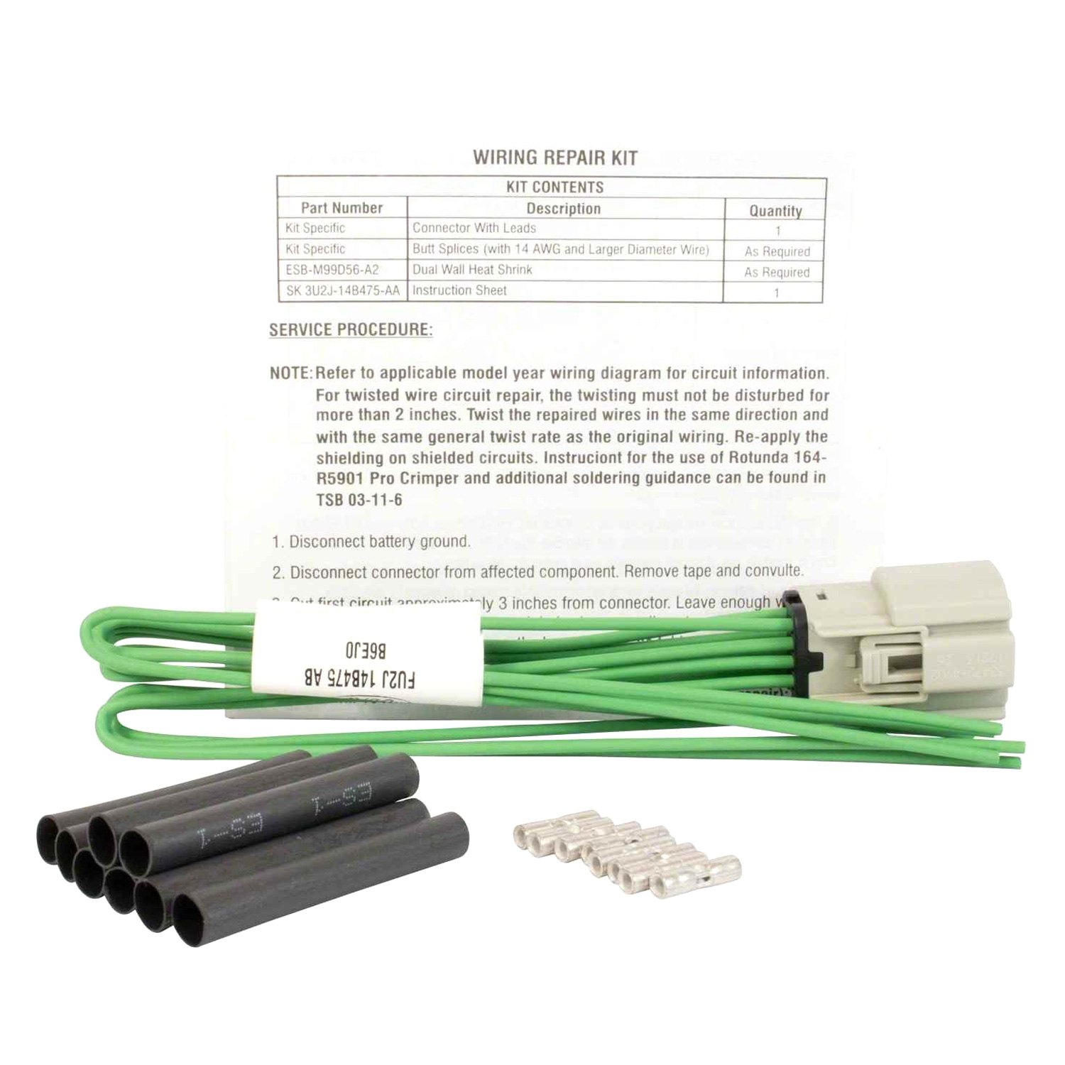 Motorcraft® WPT1546 - Oxygen Sensor Connector