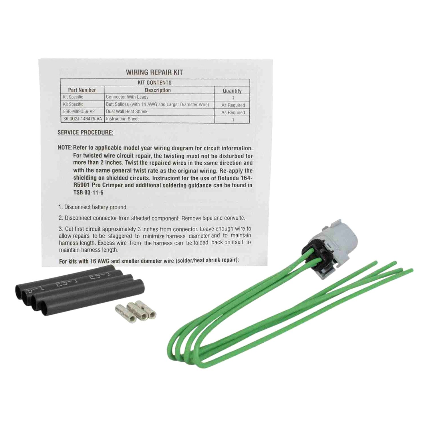 Motorcraft® WPT1615 - Wire Assembly
