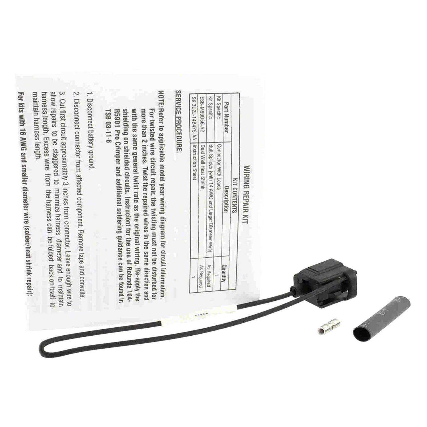 Motorcraft® WPT1813 - Wire Assembly